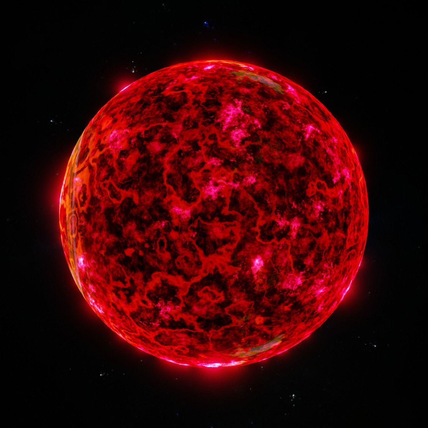 Sun - Star Generator 3D model rigged | CGTrader
