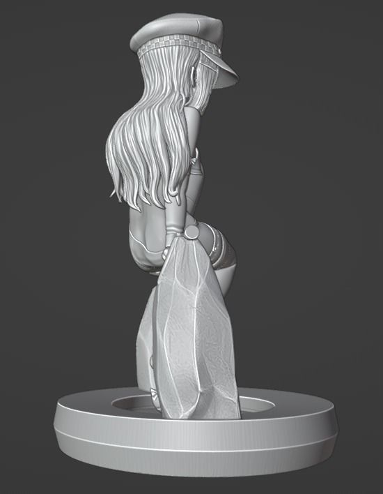 DETECTIVE CHIKA FUJIWARA - ANIME 3D model 3D printable | CGTrader