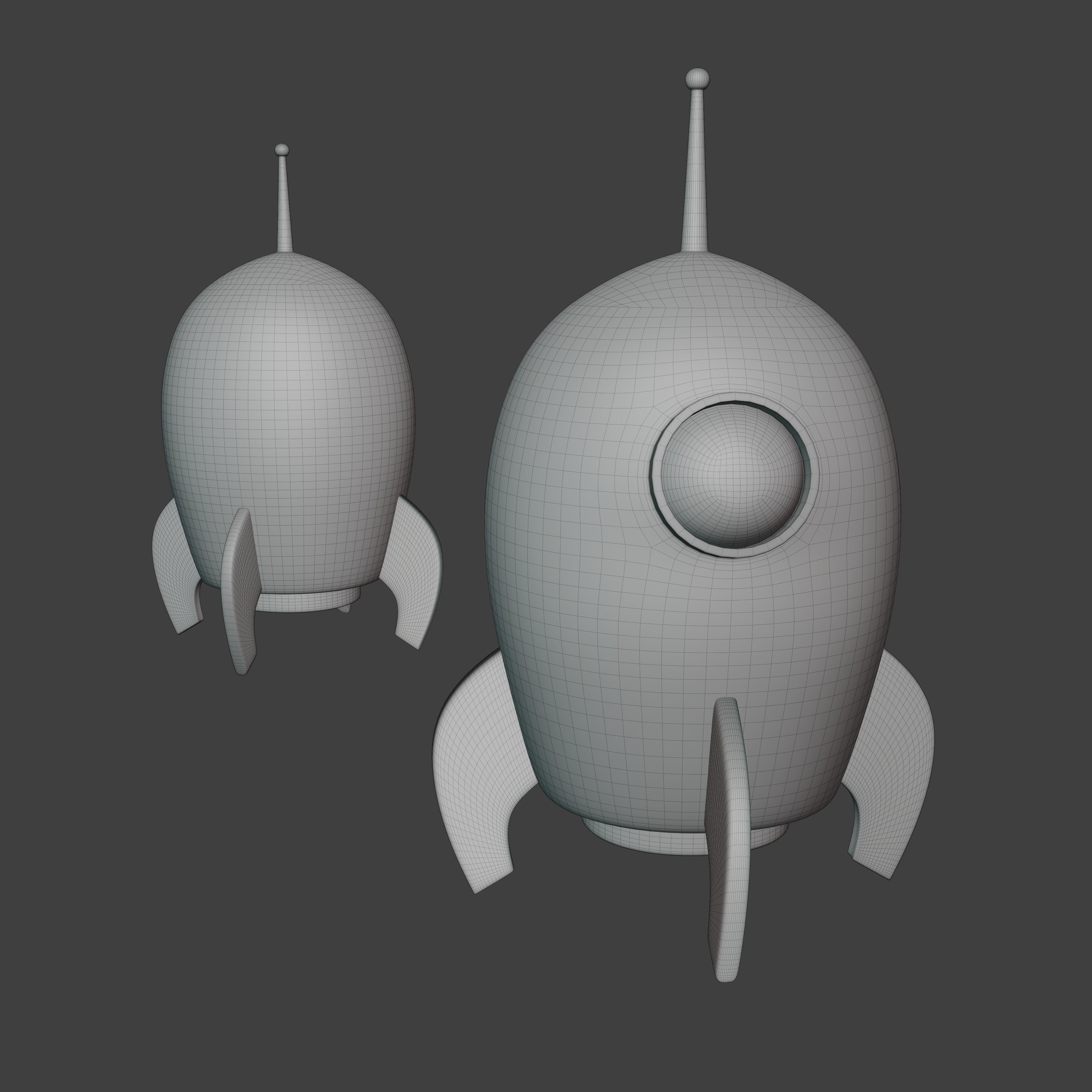 Low poly Rocket 3d model 3D model | CGTrader