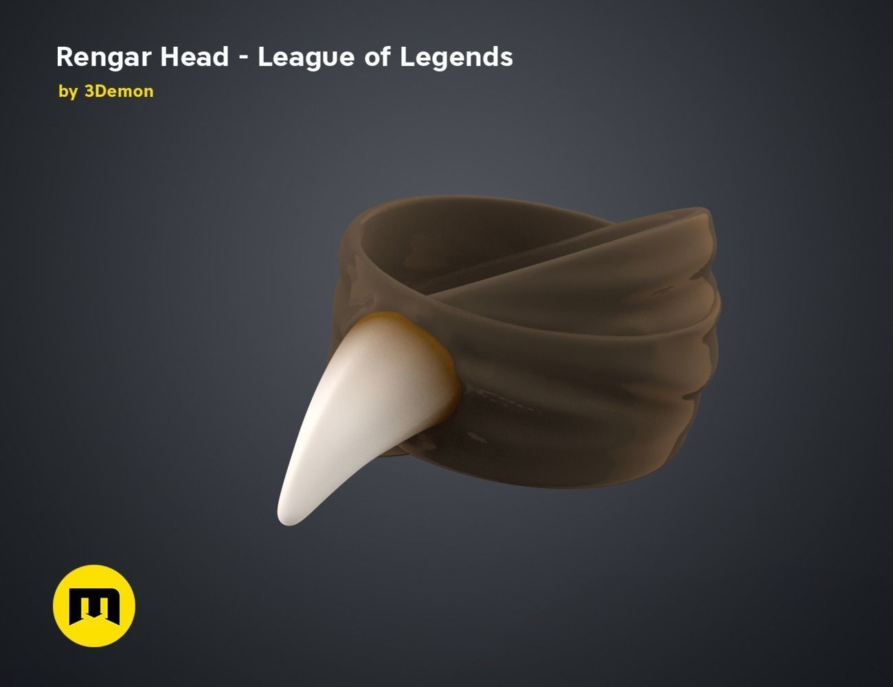 Rengar Head - League of Legends 3D model 3D printable | CGTrader