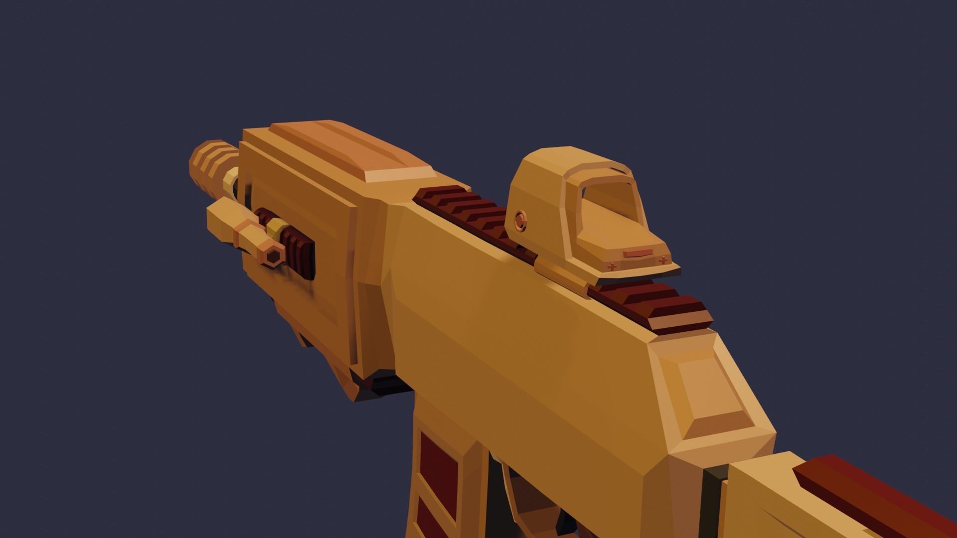 3D model Polygon assault rifle AK customized VR / AR / low-poly | CGTrader