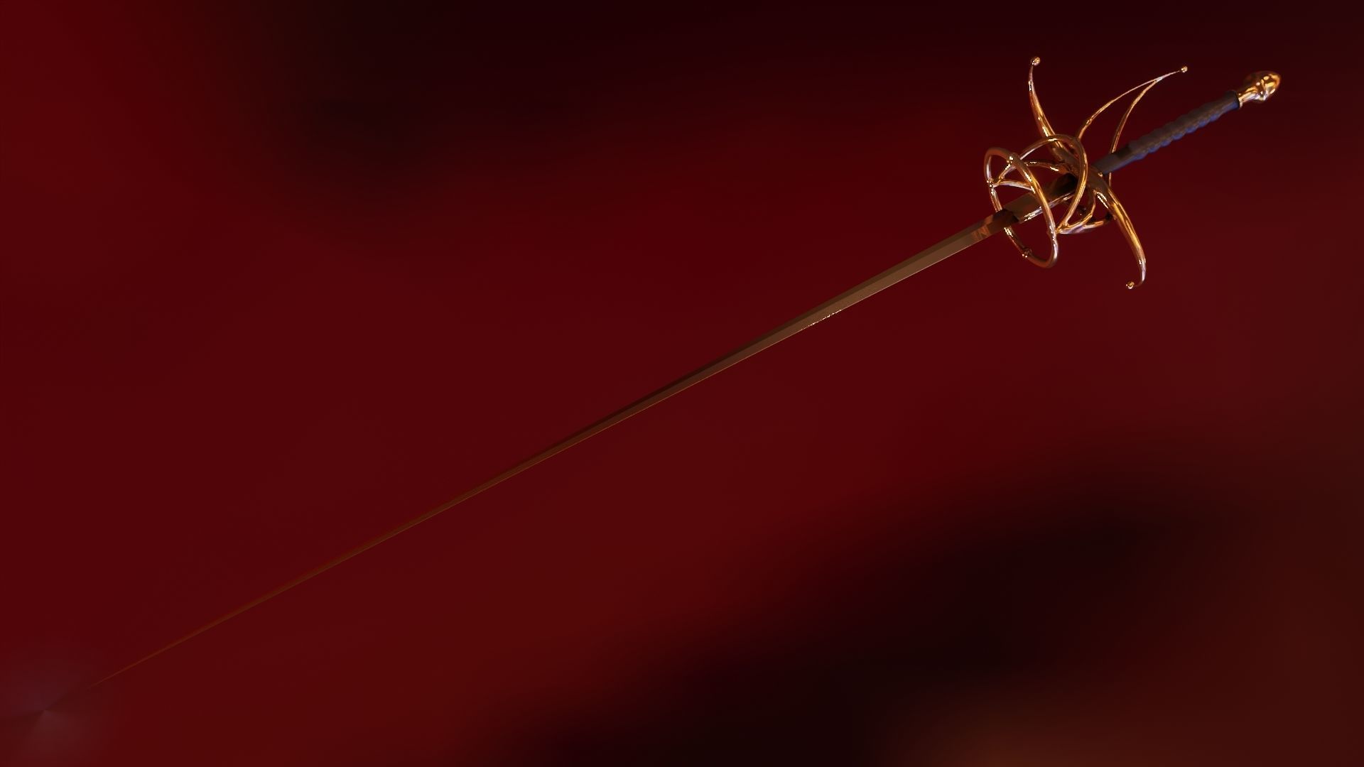 3D model antique rapier VR / AR / low-poly | CGTrader