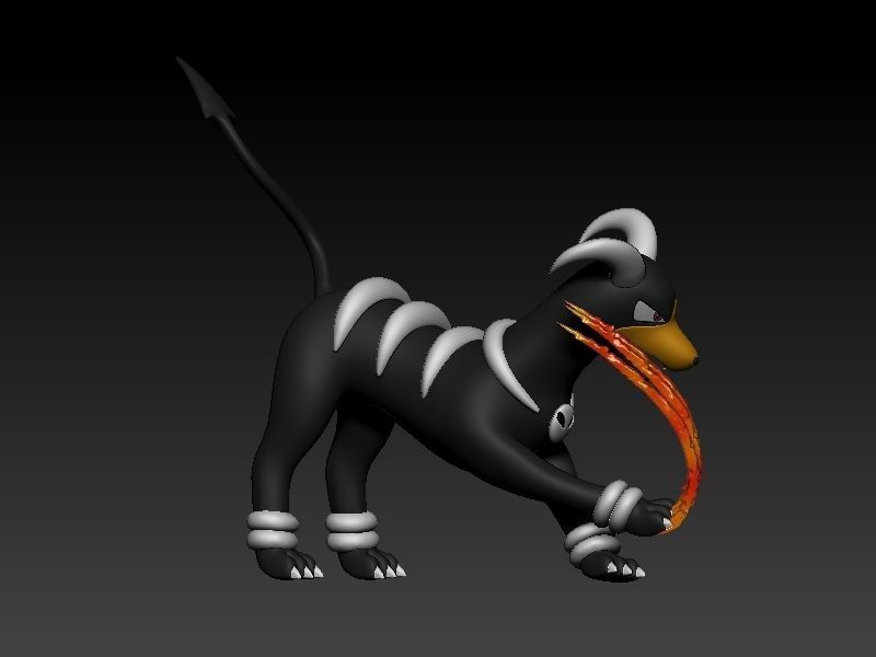 pokemon houndour evolution pack 3D model 3D printable | CGTrader