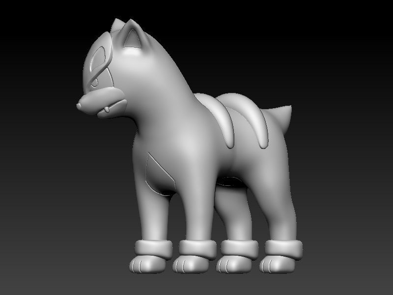 pokemon houndour evolution pack 3D model 3D printable | CGTrader