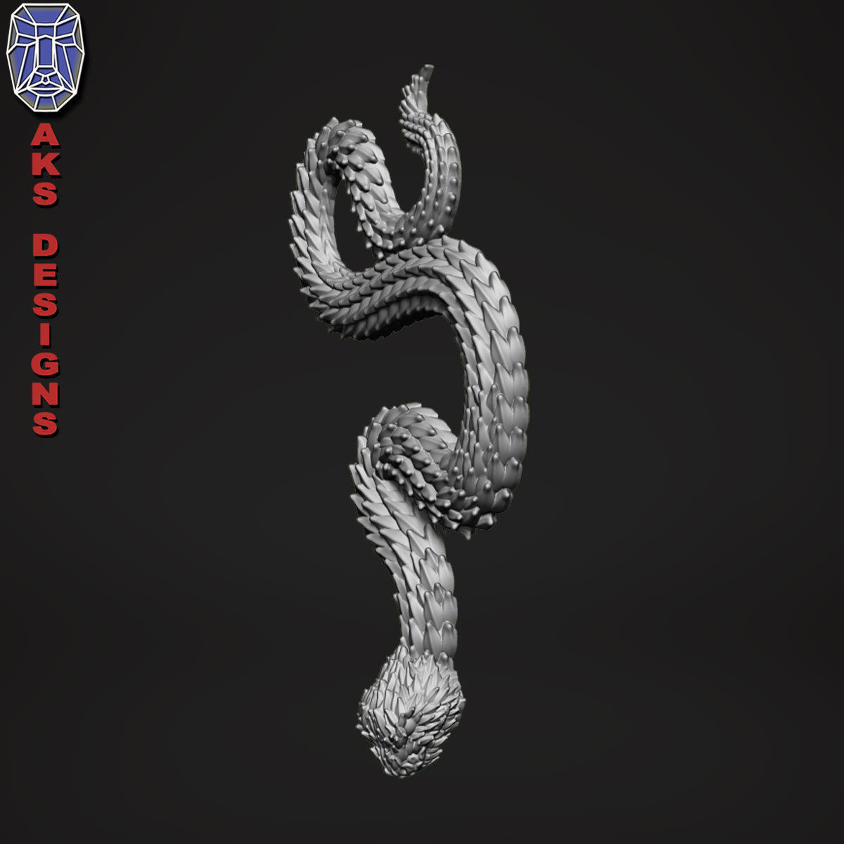 snake version 1 Bas relief for cnc 3D model 3D printable | CGTrader