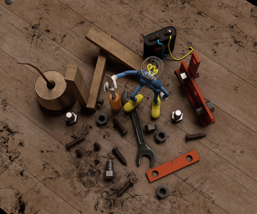 3D model Little Helper VR / AR / low-poly | CGTrader