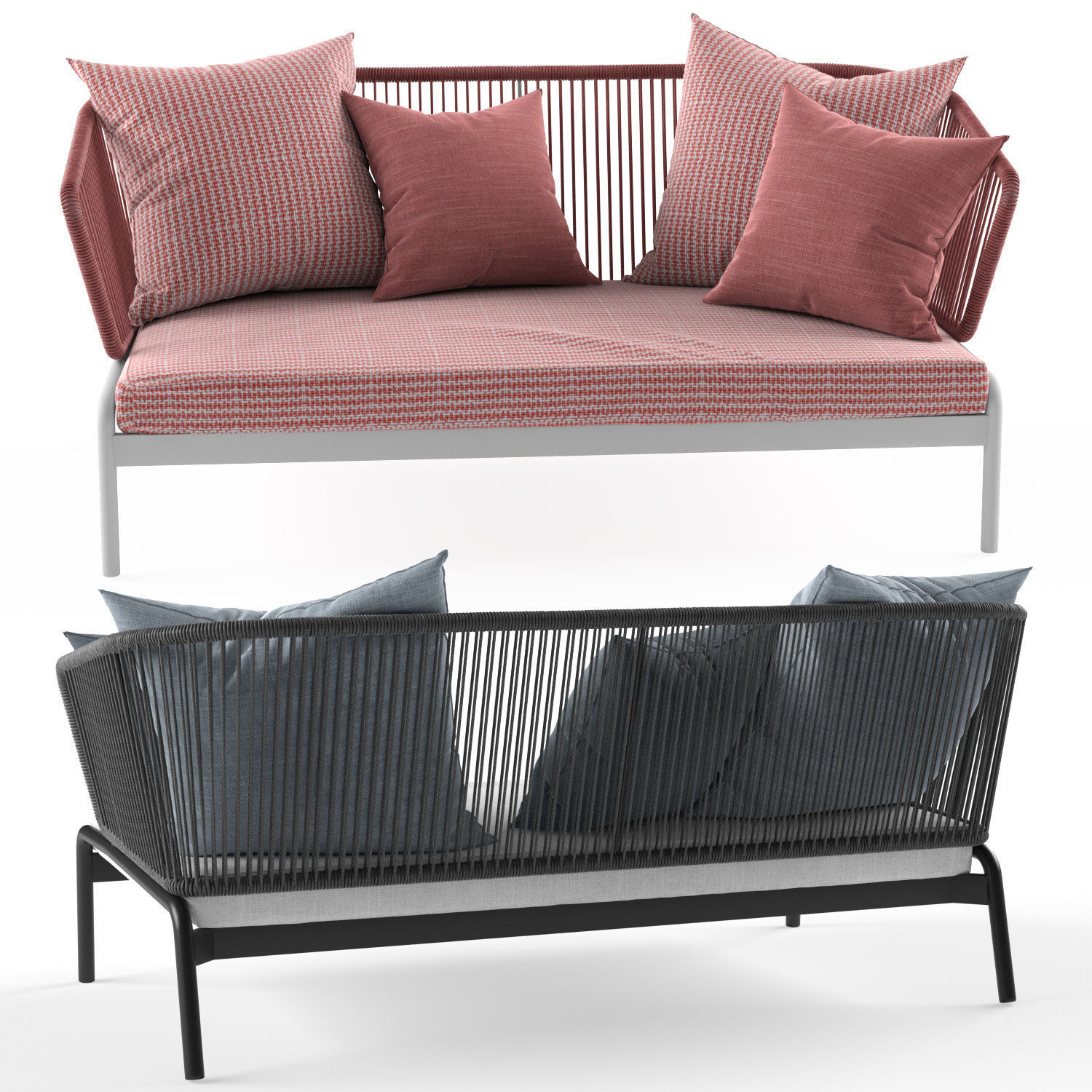 Roda Spool 2-seat Sofa 3D model | CGTrader