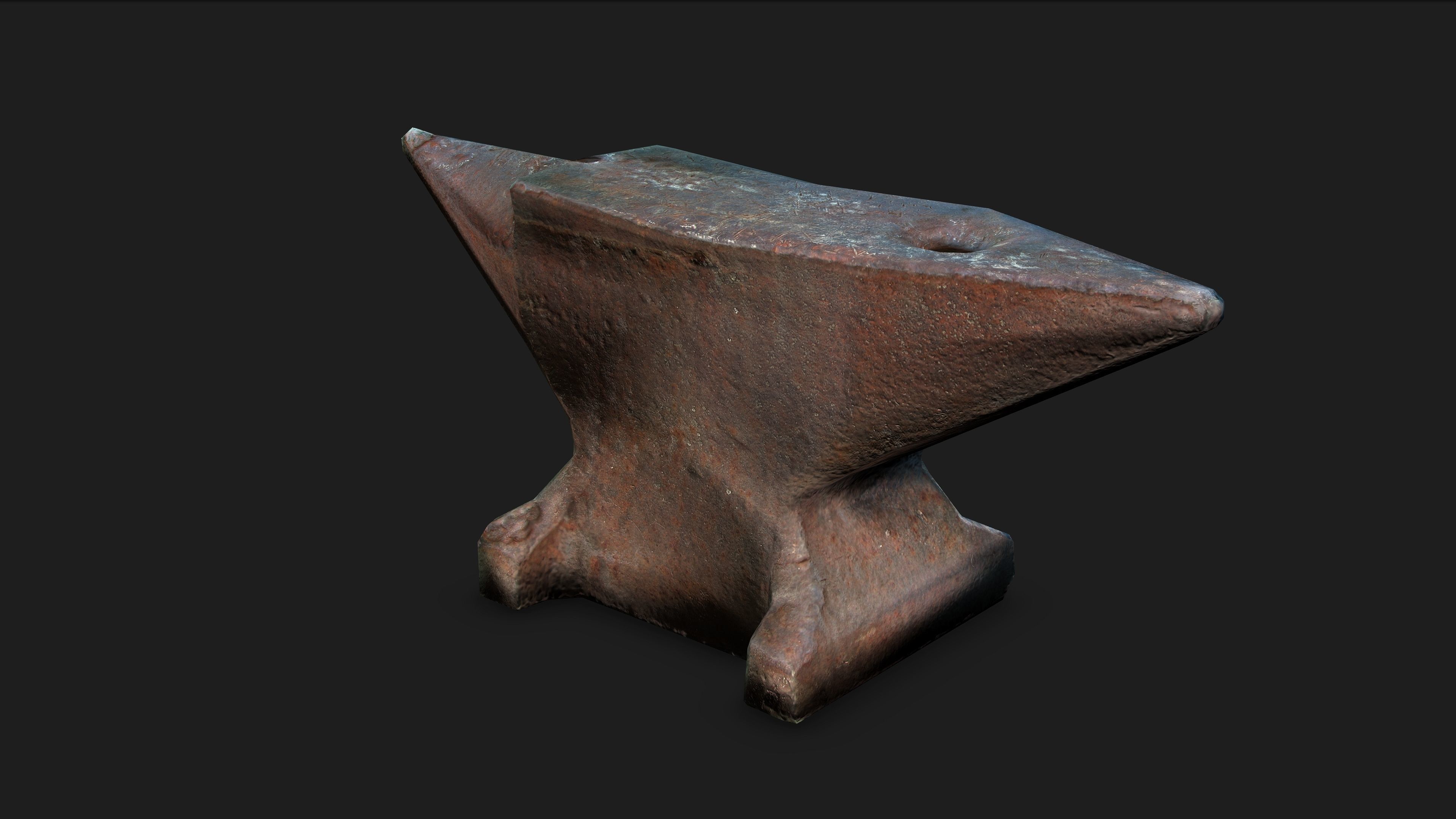 3D model Anvil -low poly 3D modeling VR / AR / low-poly | CGTrader