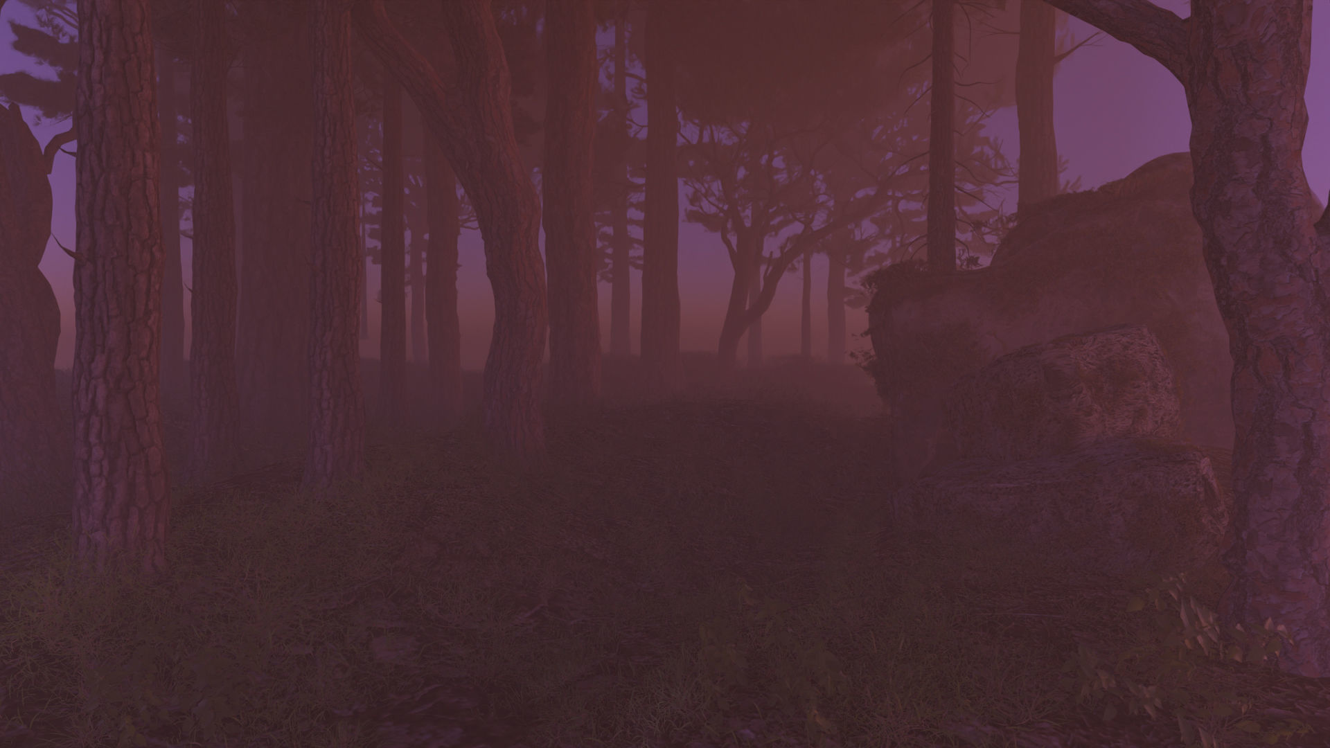 3D model 3D realistic forest scene creation with blender VR / AR / low ...