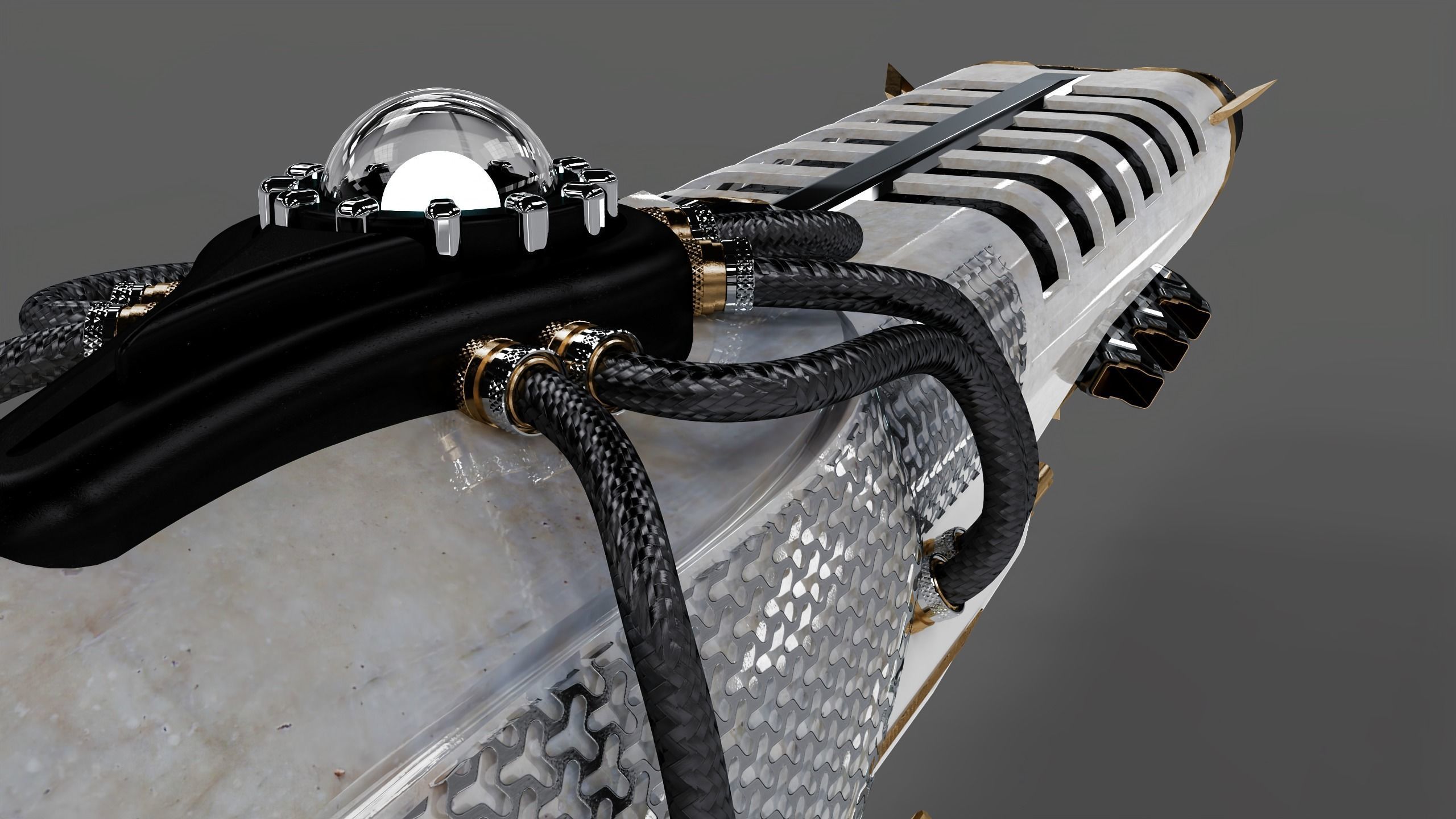 Cyber Rifle 3D model | CGTrader