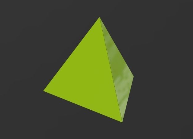 Tetrahedron 3D model 3D printable | CGTrader
