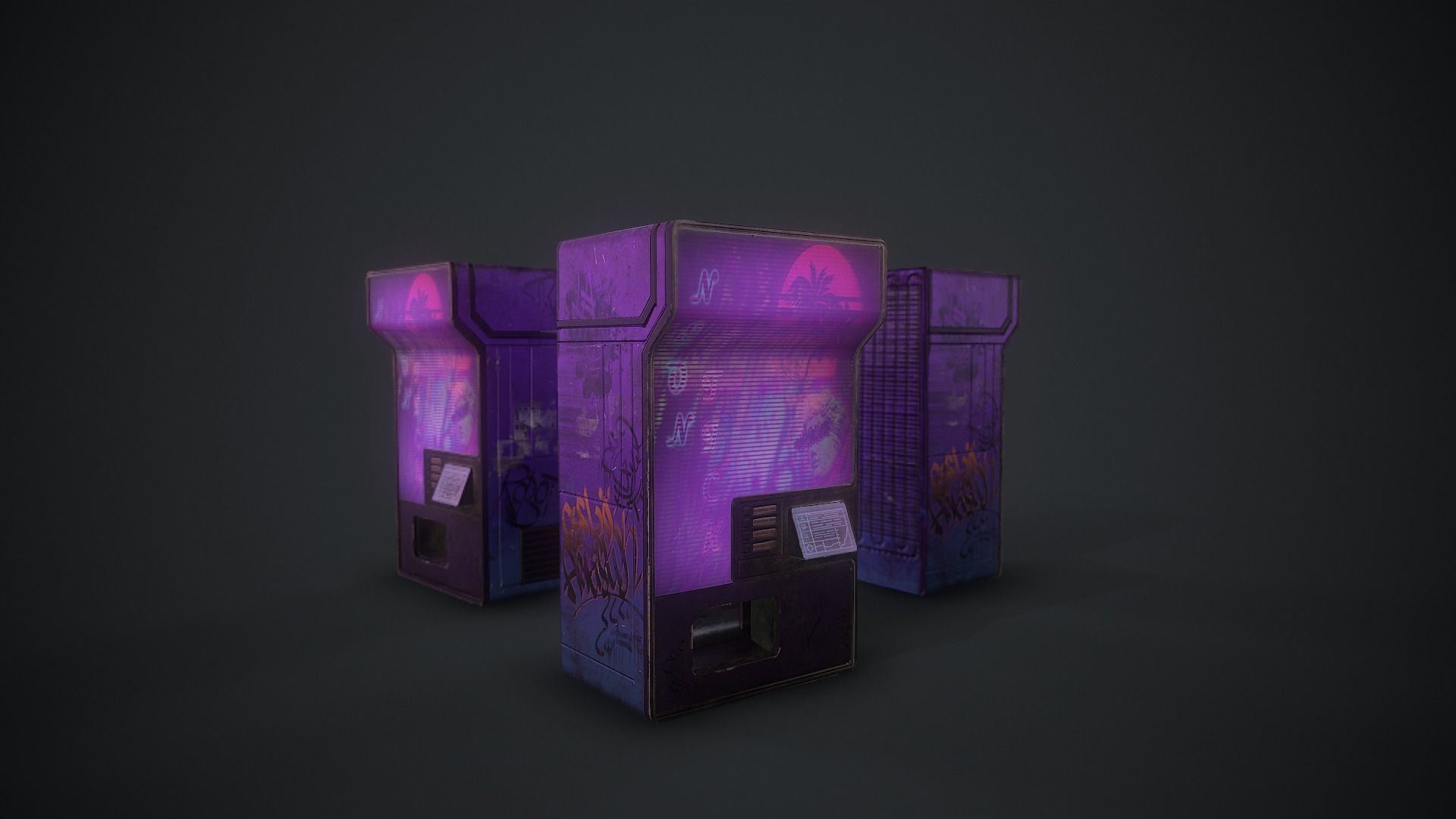 Vending machine free VR / AR / low-poly 3D model | CGTrader