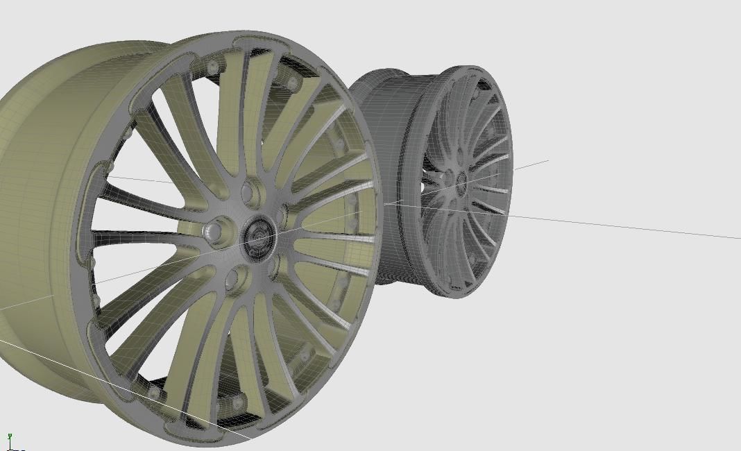 Wheels G Power 3D model | CGTrader