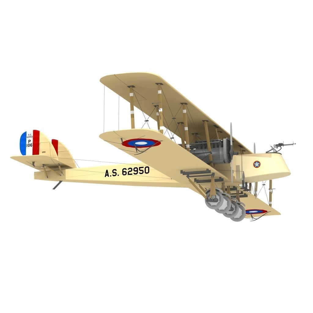 Martin MB-1 Bomber 3D model | CGTrader