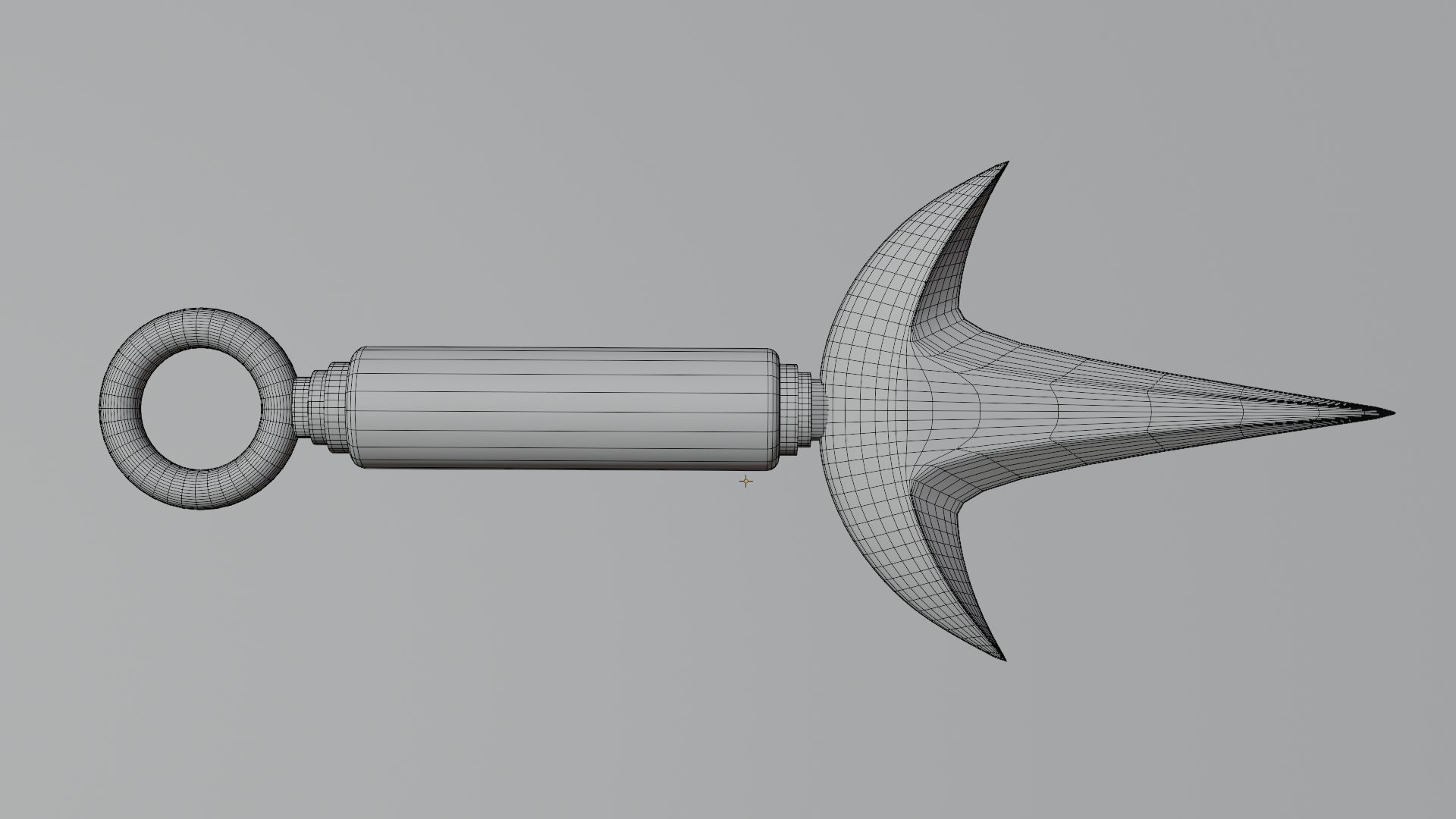 Ninja kunai blade model 3D model | CGTrader