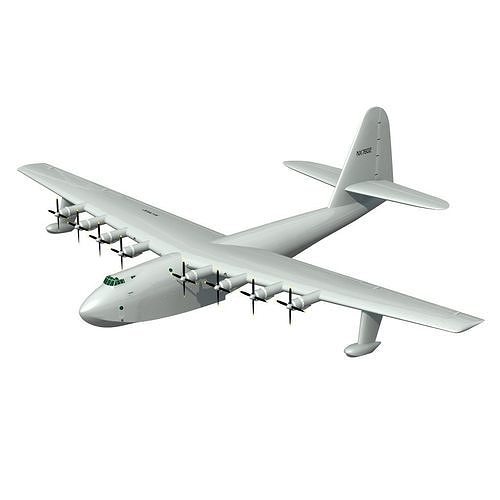 Hughes H4 Hercules Spruce Goose 3D model | CGTrader