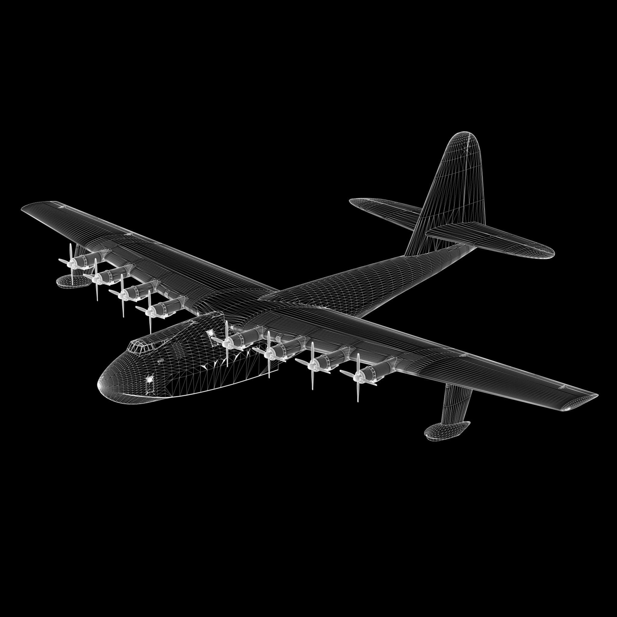 Hughes H4 Hercules Spruce Goose 3D model | CGTrader