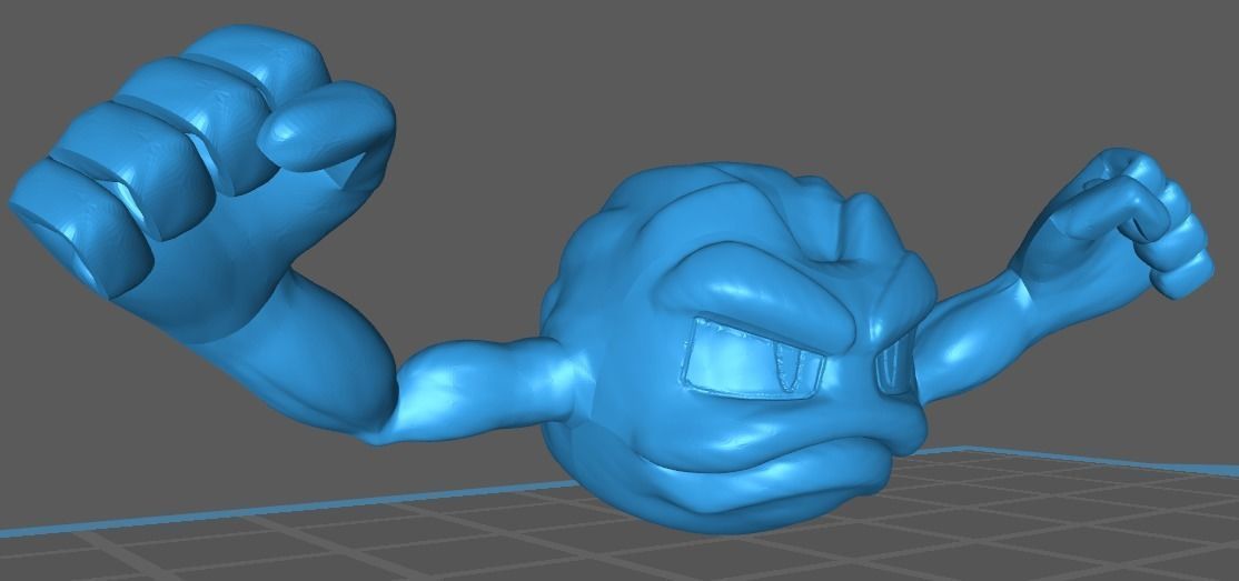 Geodude figure 3D model 3D printable | CGTrader