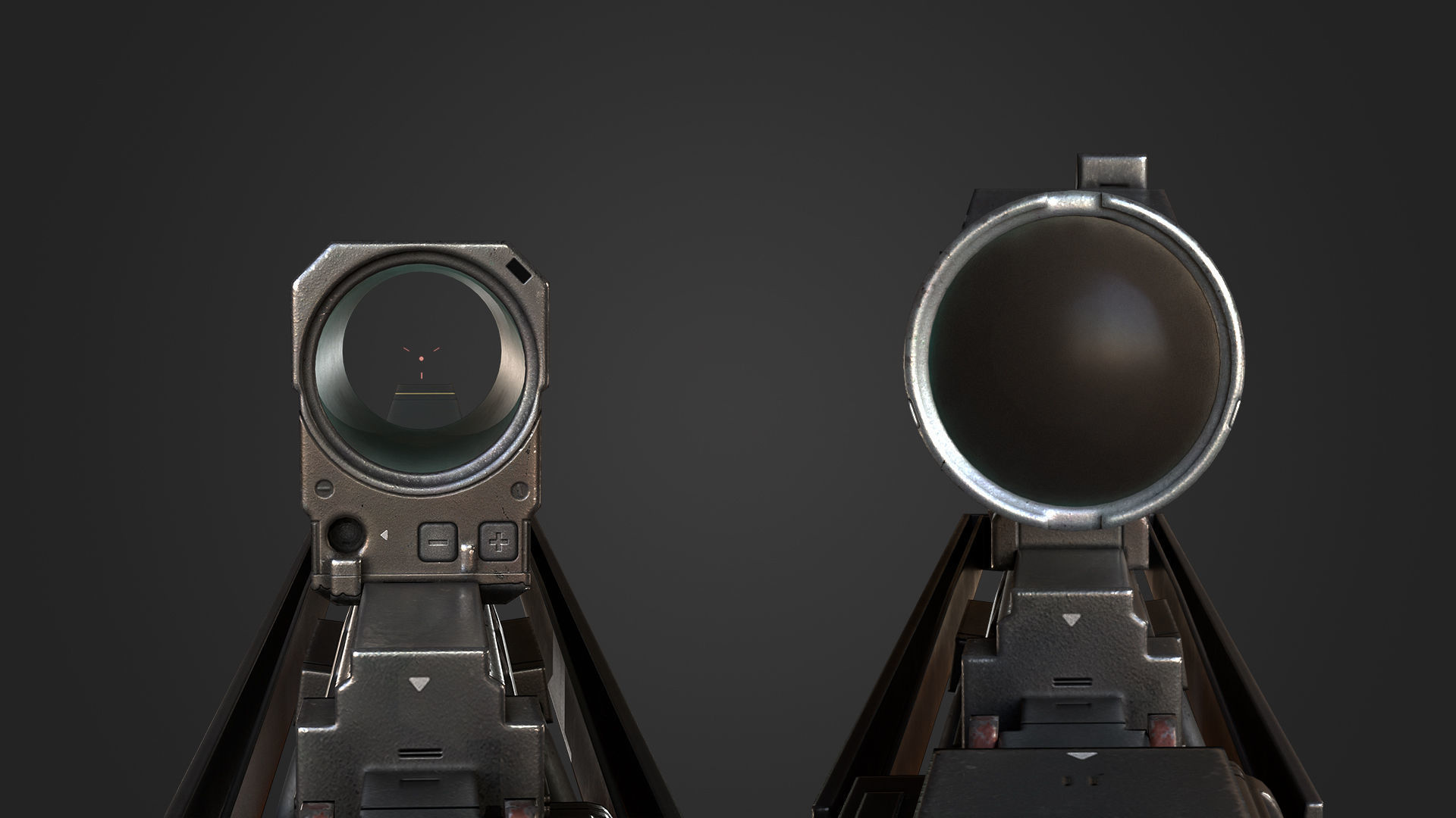 3D model Modular Sci-fi gun VR / AR / low-poly | CGTrader