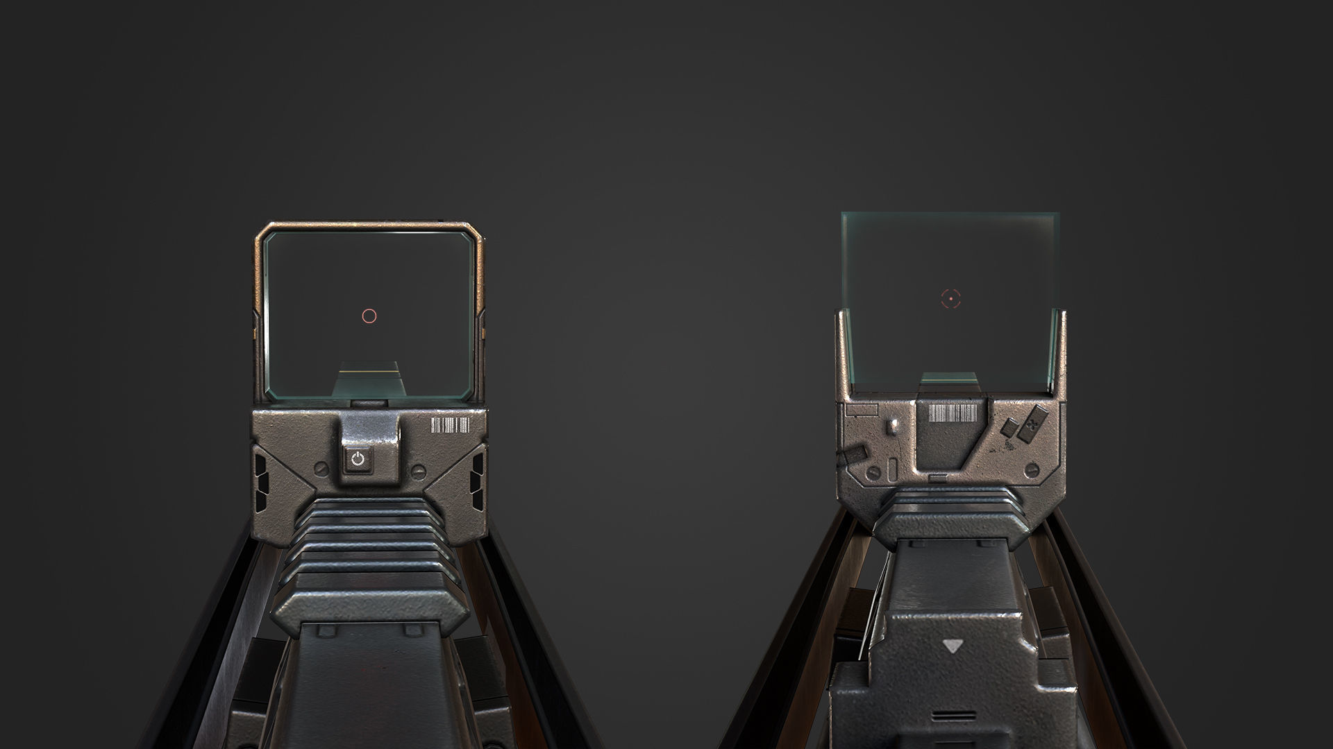 3D model Modular Sci-fi gun VR / AR / low-poly | CGTrader