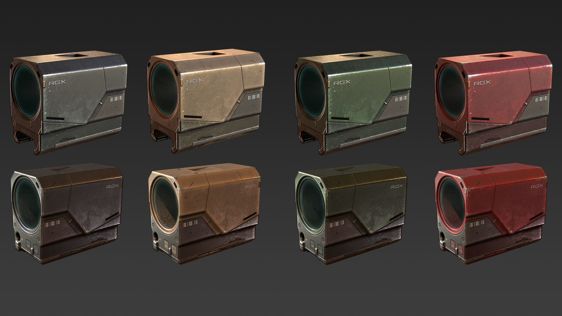 3D model Modular Sci-fi gun VR / AR / low-poly | CGTrader