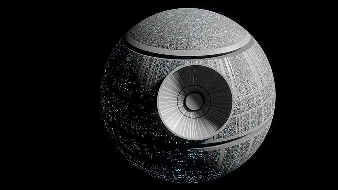 Death Star 3d model and laser canon free 3D model | CGTrader