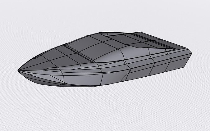 jetboat boat 3D model 3D printable | CGTrader