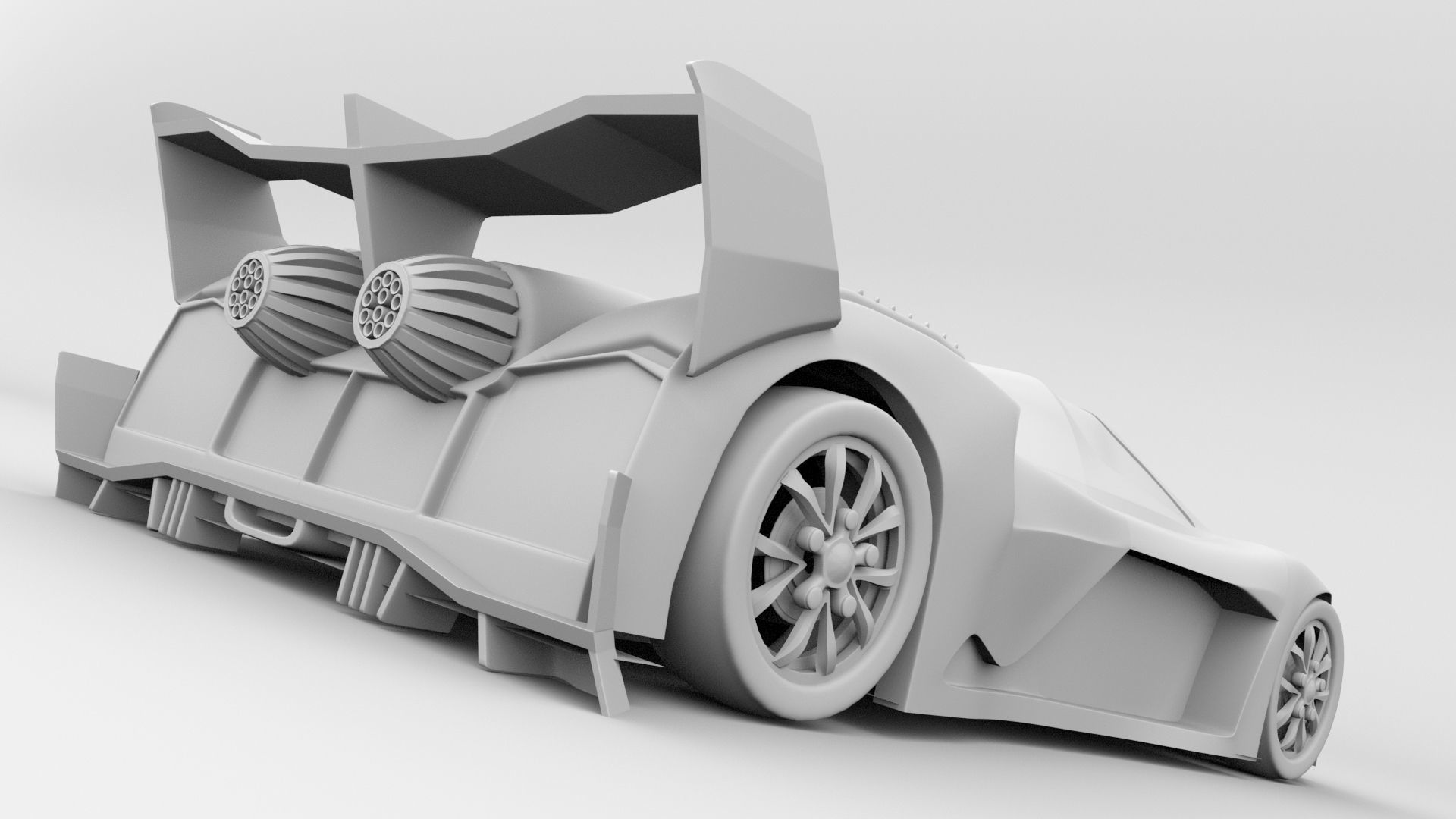 Devel Sixteen Only Car Model Outer Body No Tex Int 3D model | CGTrader