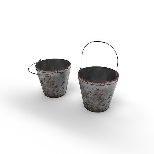 3D model Buckets VR / AR / low-poly | CGTrader
