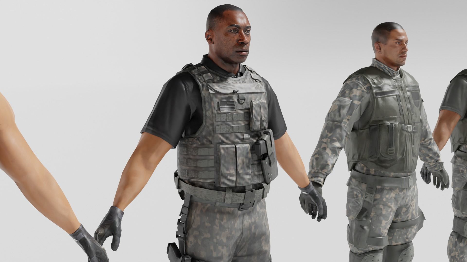 3D model Black Ops is a CIA unit military VR / AR / low-poly | CGTrader