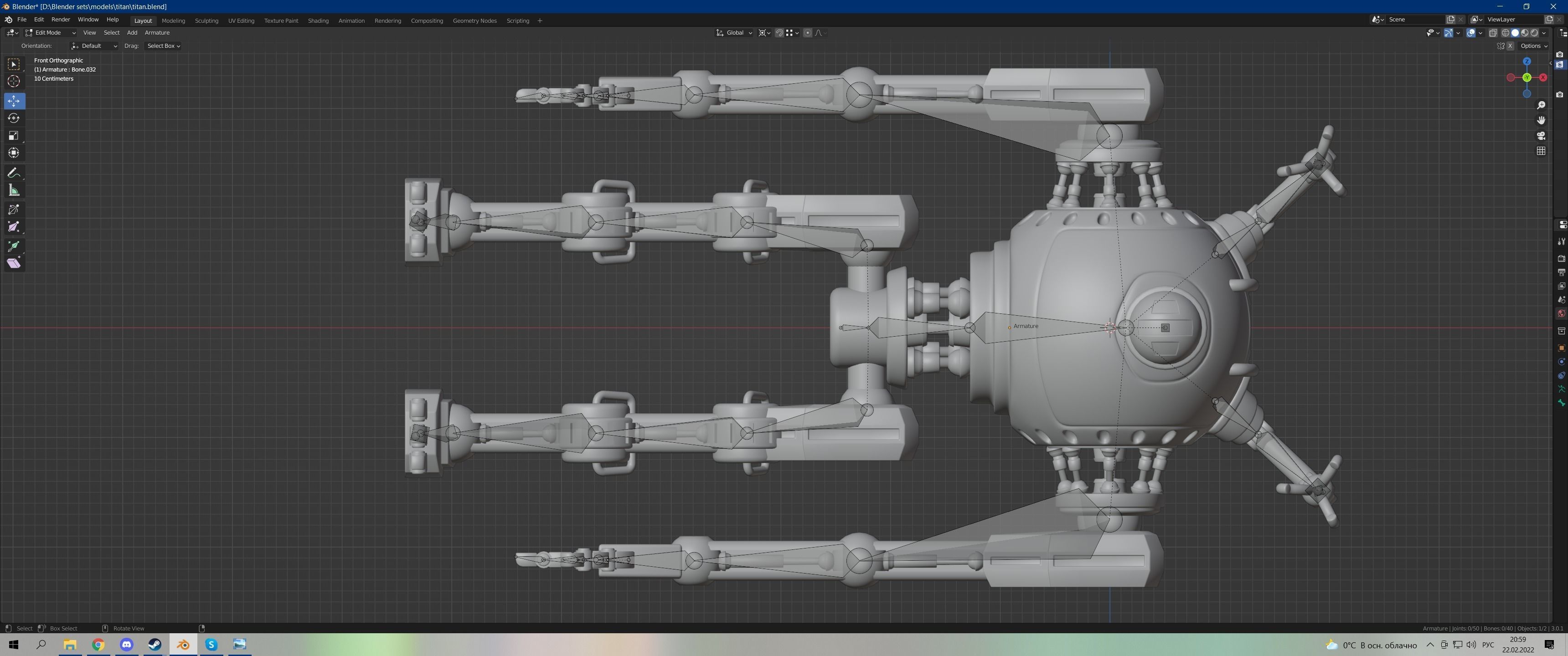 robo-titan 3D model rigged | CGTrader