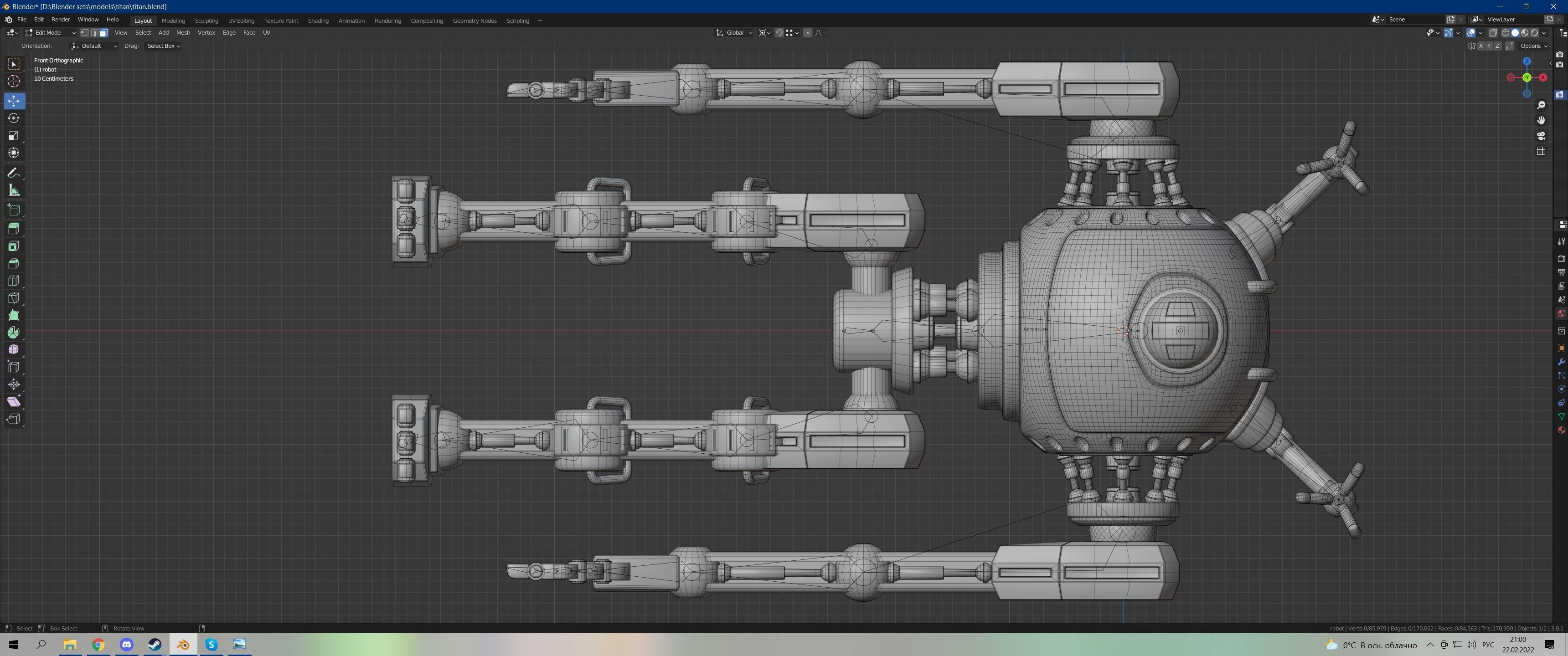 robo-titan 3D model rigged | CGTrader