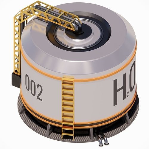 Sci fi Water Tank 002 3D model | CGTrader