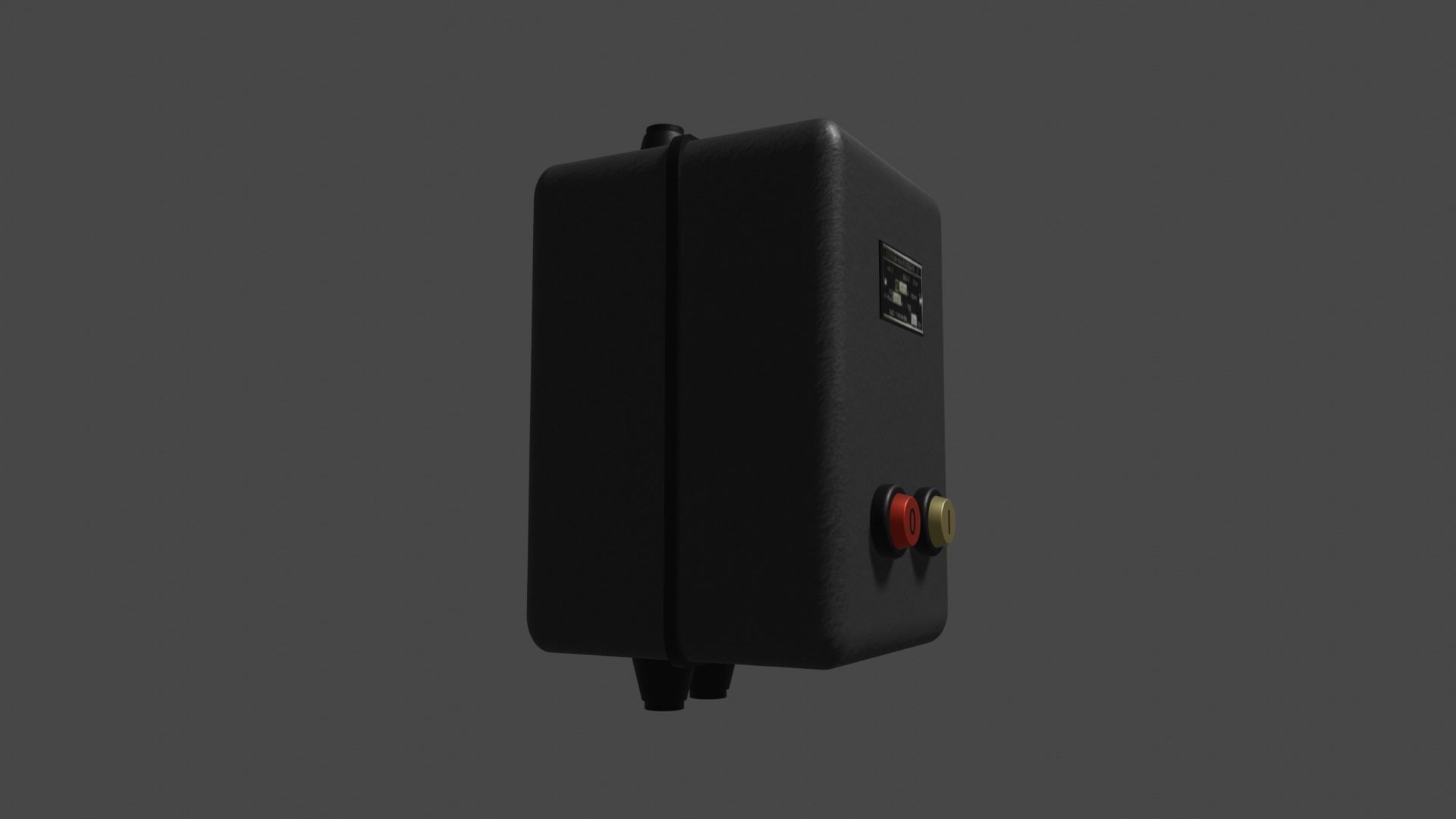Industrial electric switch free VR / AR / low-poly 3D model | CGTrader