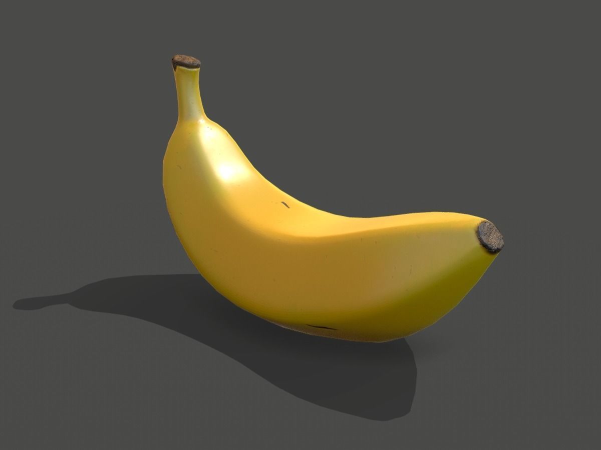 3D model Banana Low Poly 3D modeling VR / AR / low-poly | CGTrader