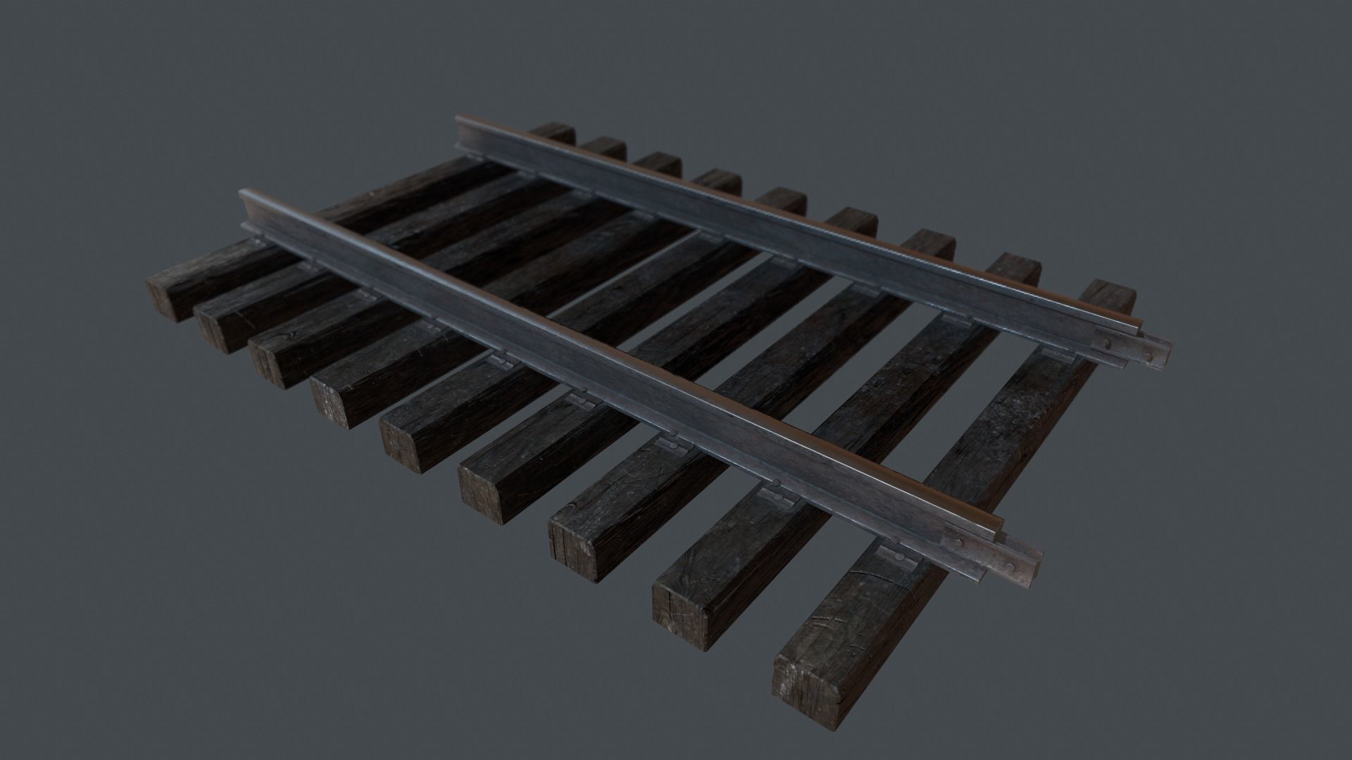 3D model Rail road VR / AR / low-poly | CGTrader