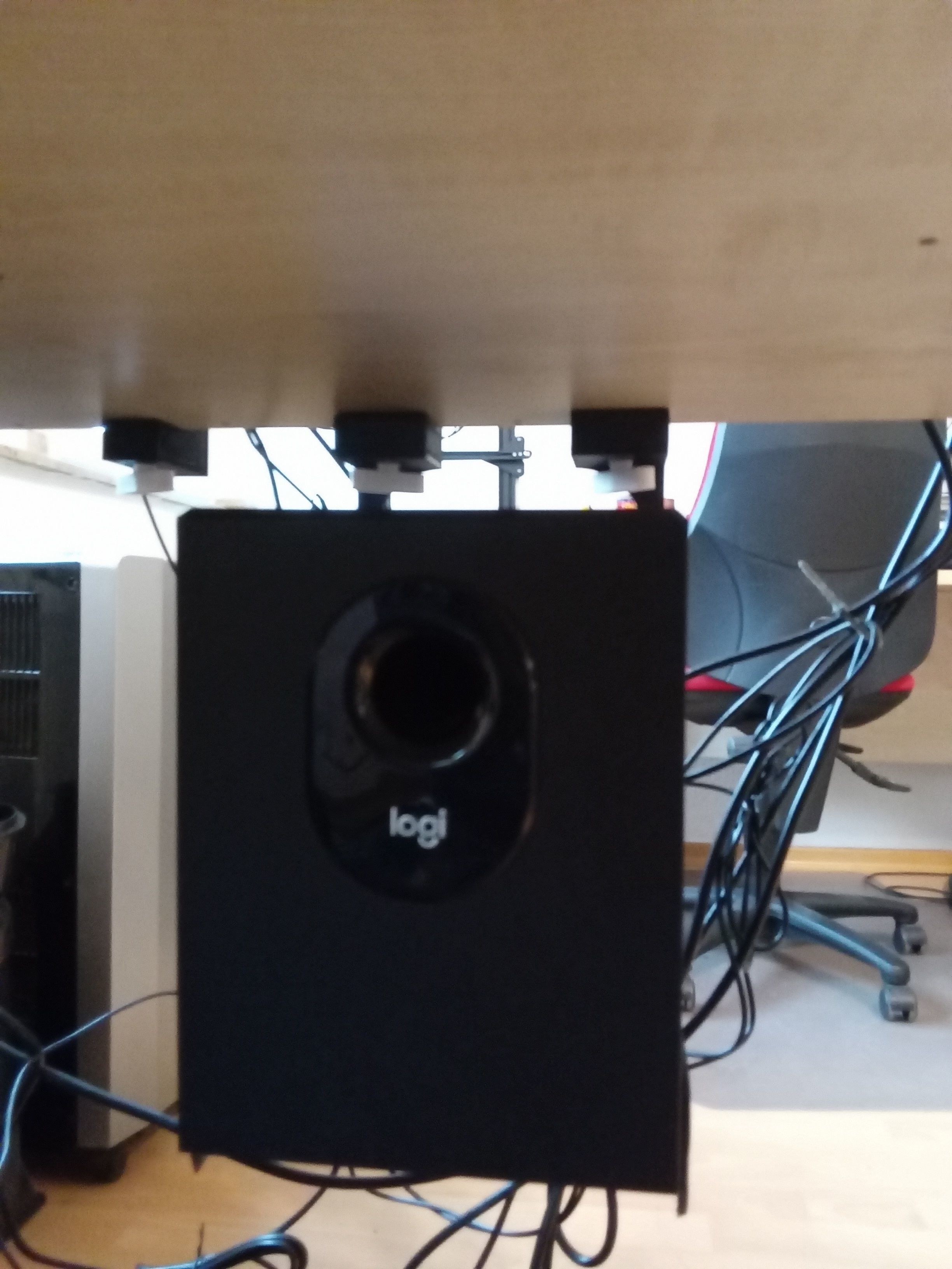 Logitech subwoofer mounting 3D model 3D printable | CGTrader