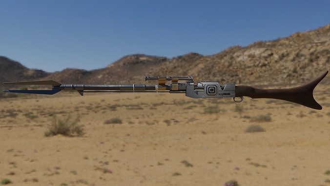 star Wars mandalorian RIFLE 3D model | CGTrader