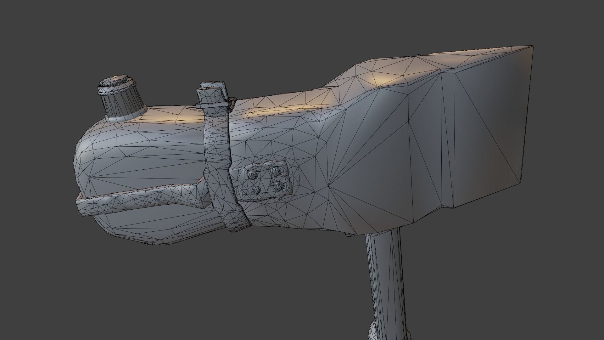 3D model Electro hammer VR / AR / low-poly | CGTrader