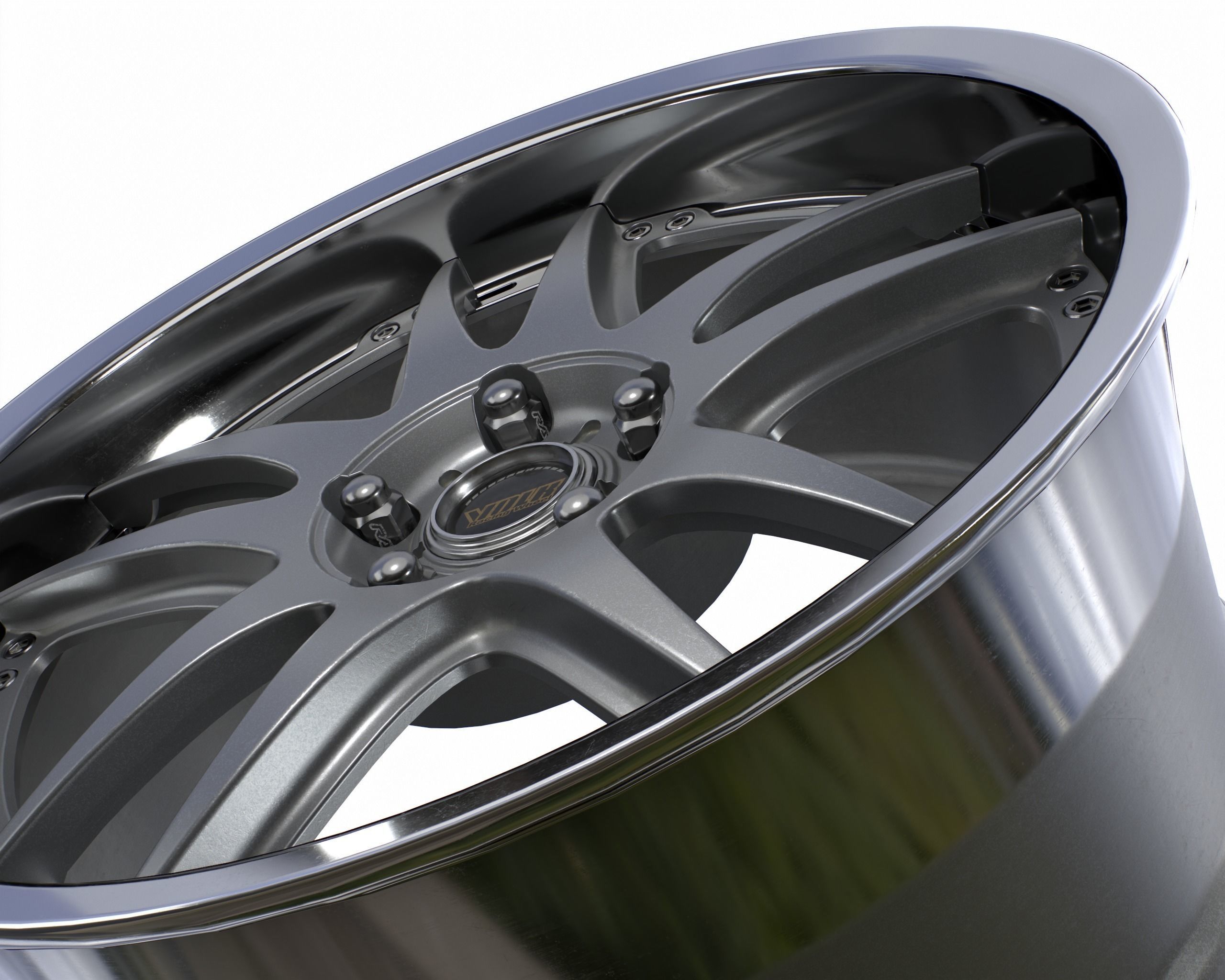 3D model Rays Volk Racing GT-V VR / AR / low-poly | CGTrader