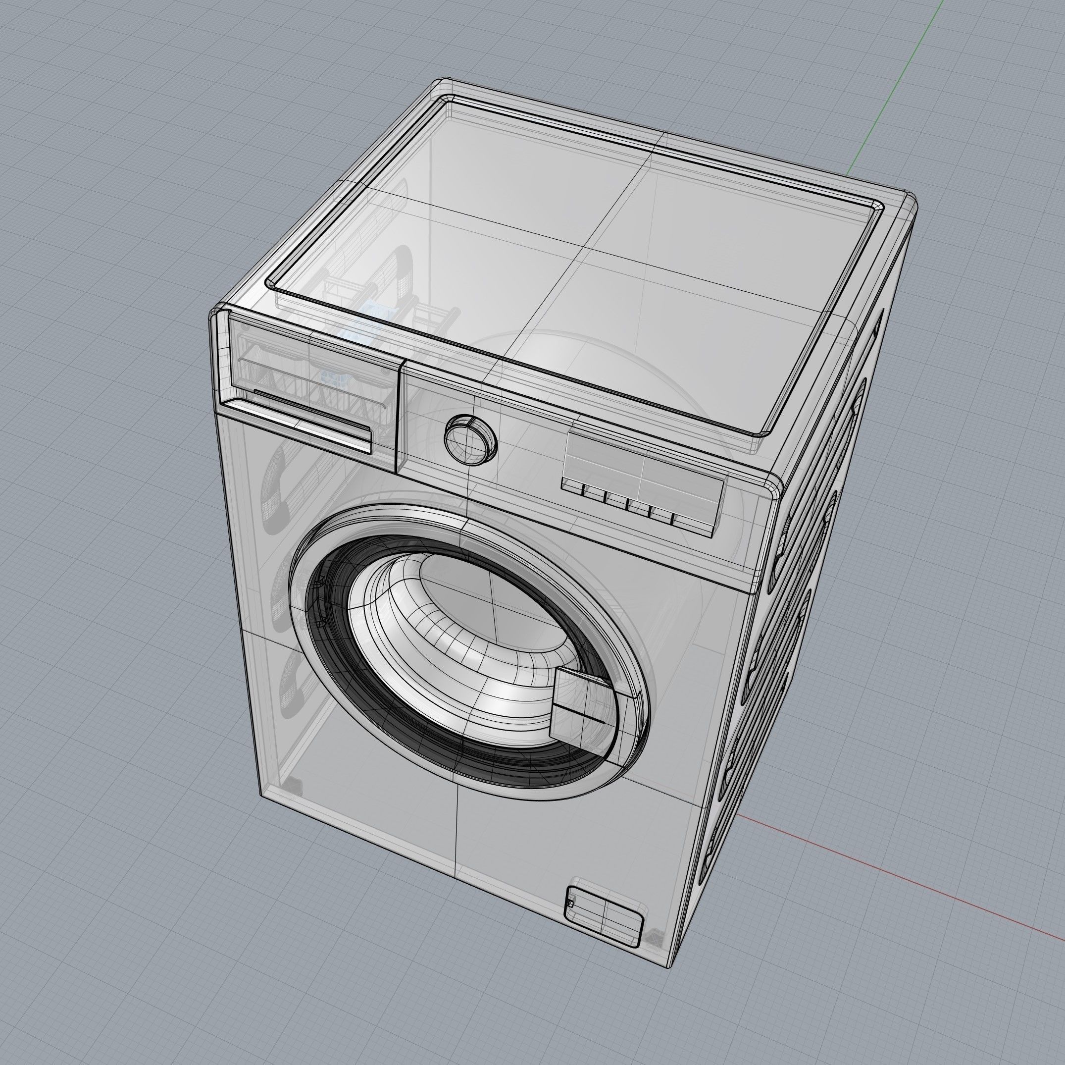 Arcelik 7100 M Washing Machine 3D model | CGTrader