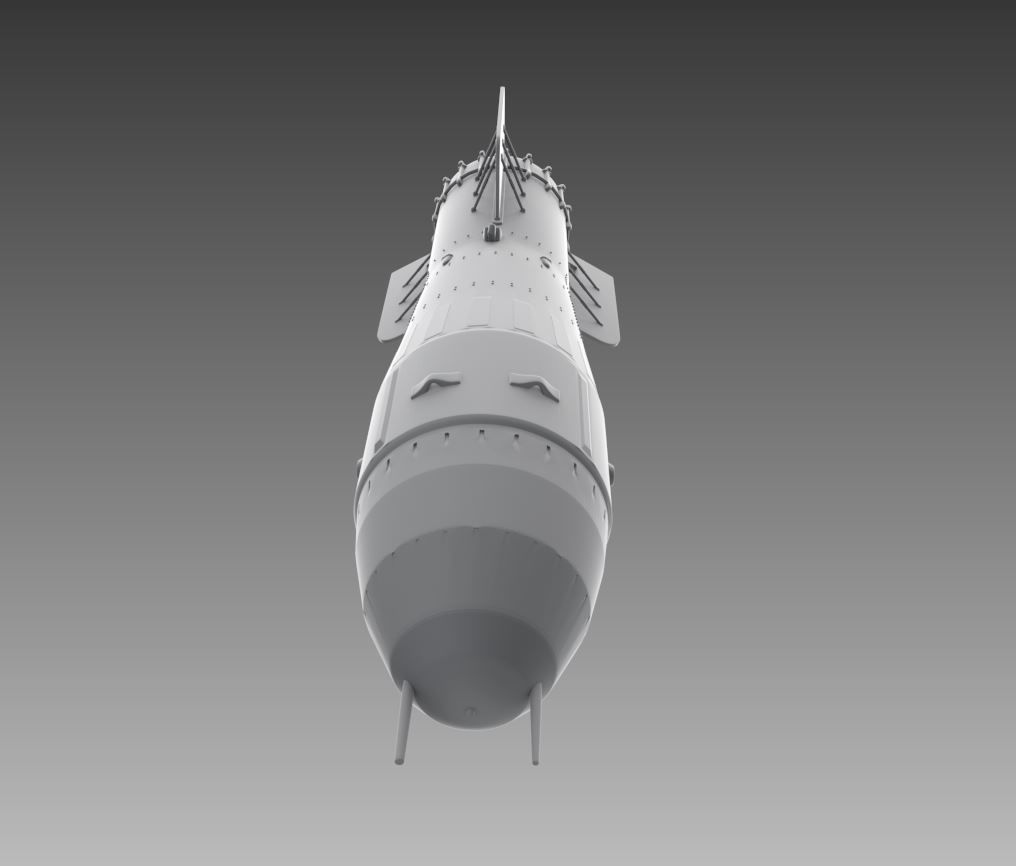 Tsar Bomba Scale model 3D model 3D printable | CGTrader