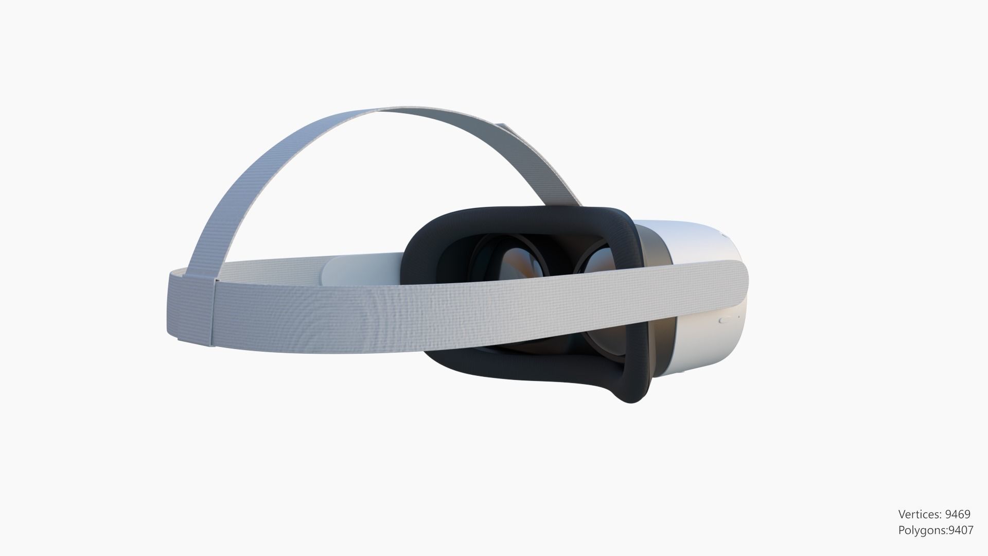 Oculus Quest 2 VR Headset 3D model rigged | CGTrader