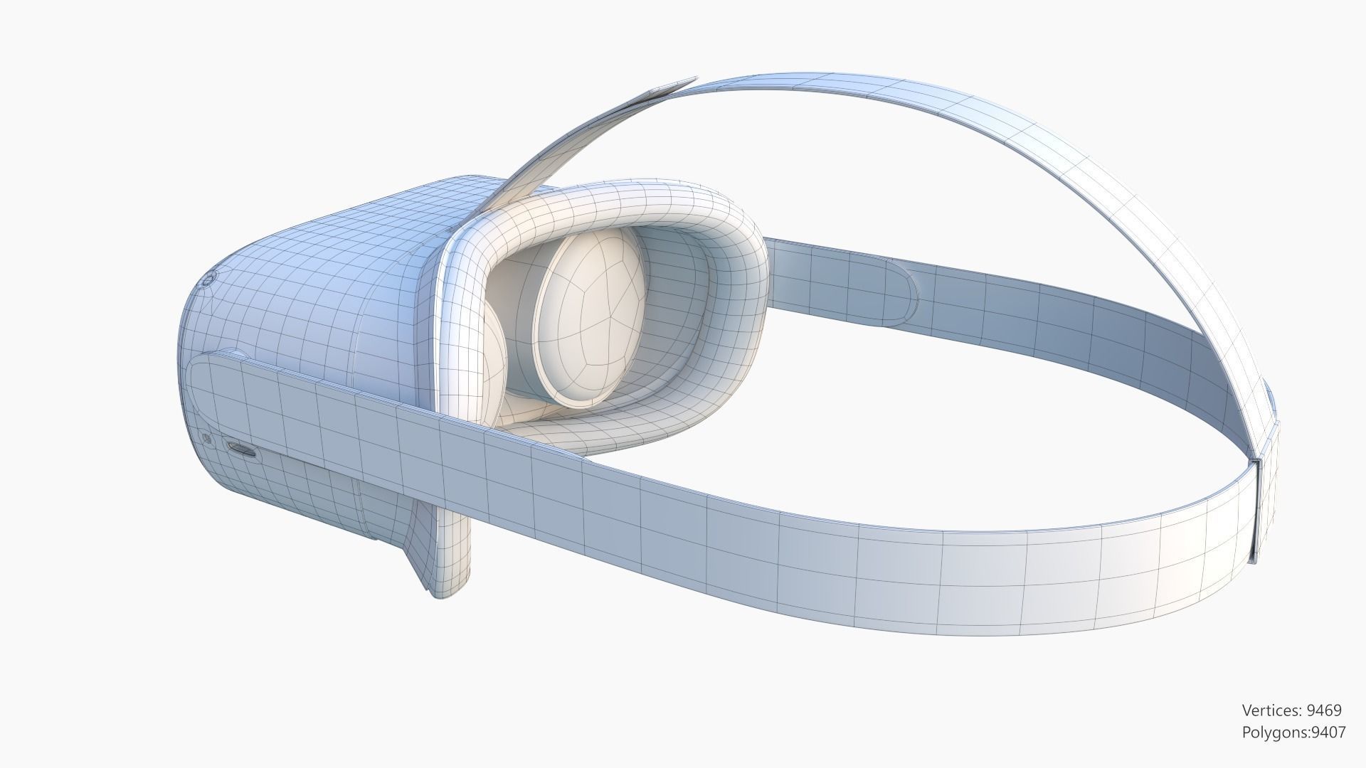 Oculus Quest 2 VR Headset 3D model rigged | CGTrader