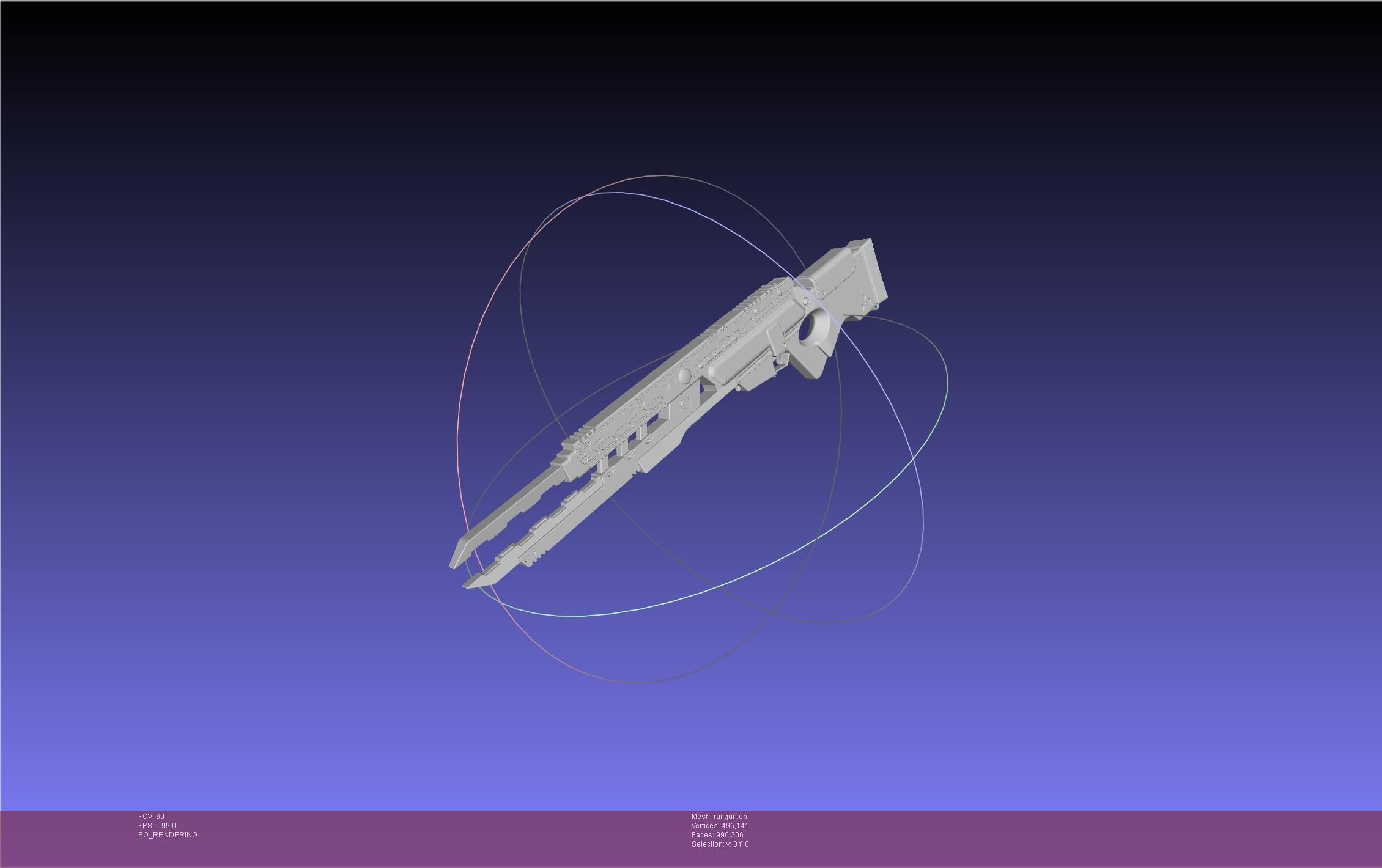Murder Drones Uzi Railgun Basic Model 3D model | CGTrader