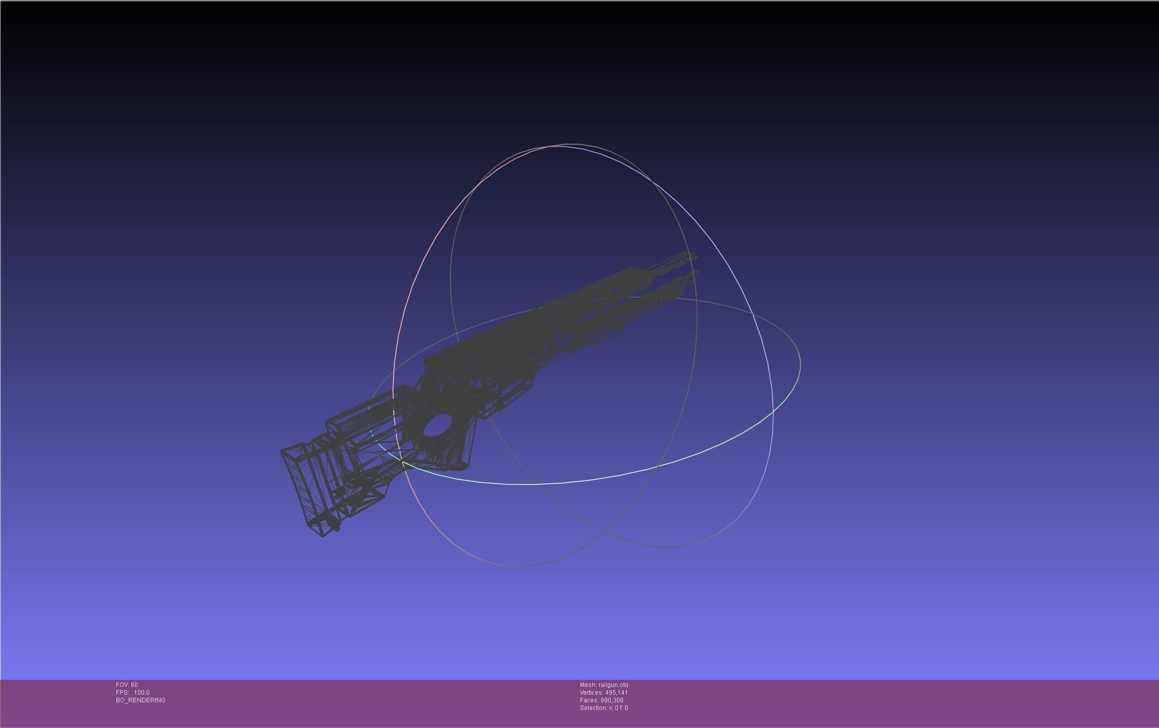 Murder Drones Uzi Railgun Basic Model 3D model | CGTrader