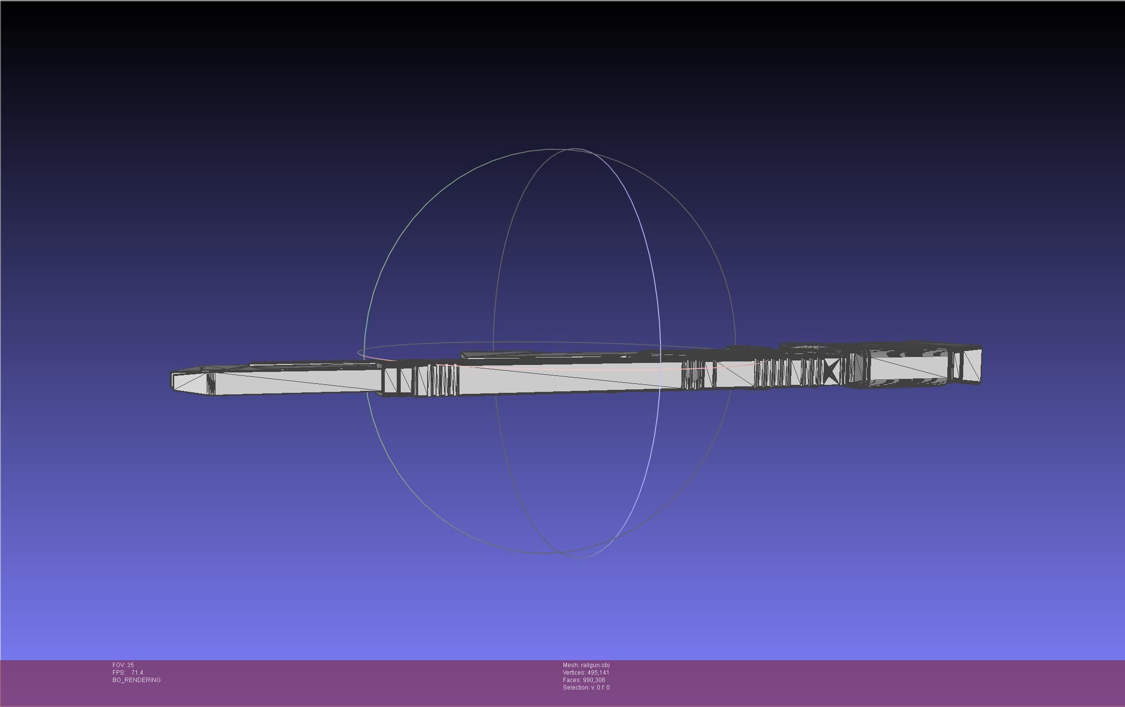 Murder Drones Uzi Railgun Basic Model 3D model | CGTrader