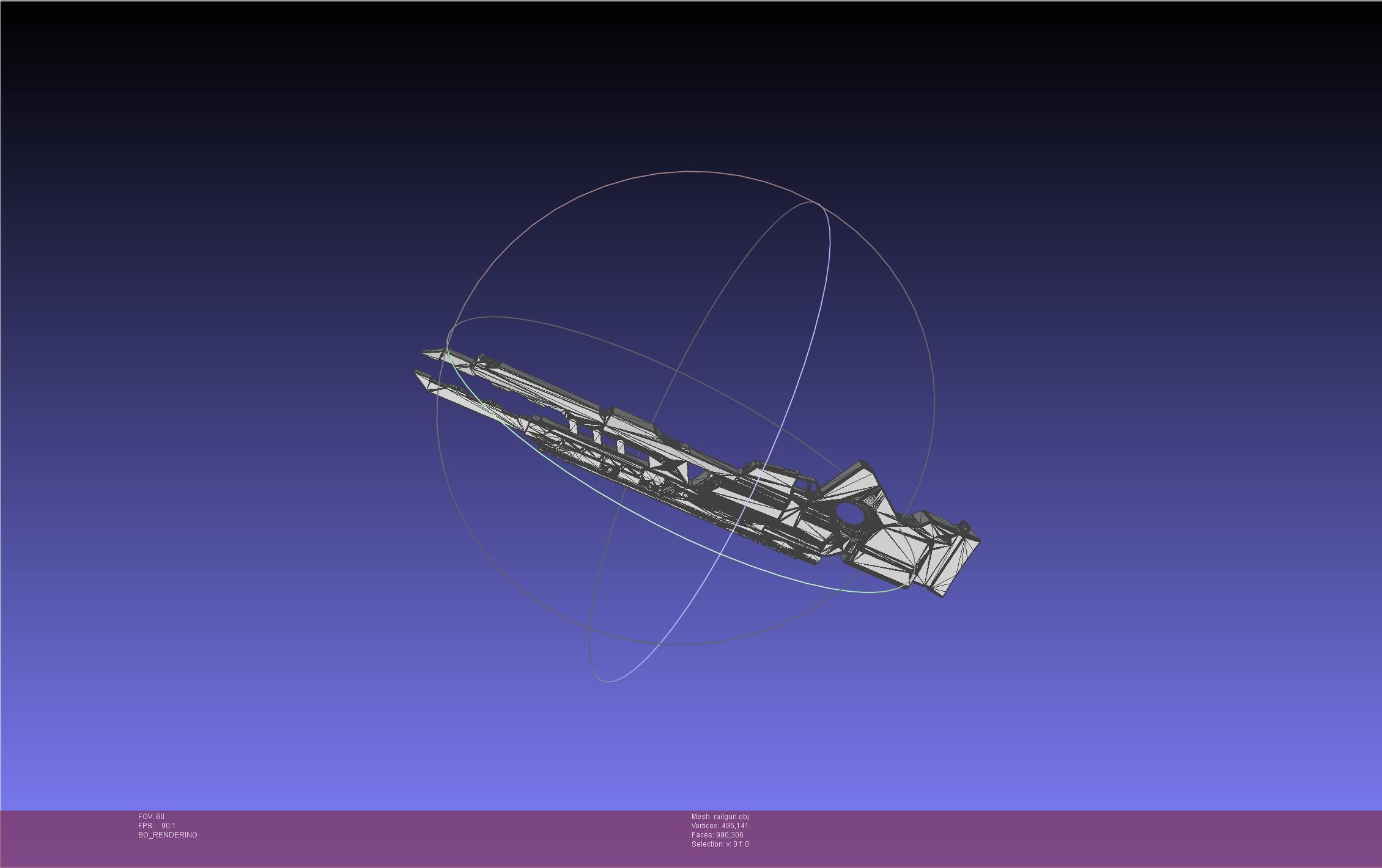 Murder Drones Uzi Railgun Basic Model 3D model | CGTrader
