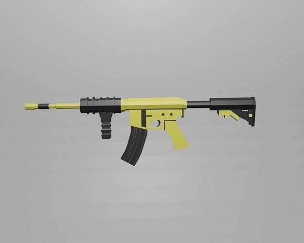 3D model Lowpoly Gun VR / AR / low-poly | CGTrader