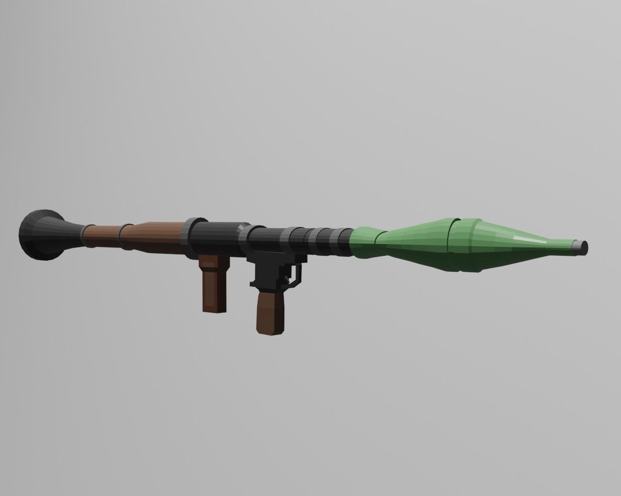 3D model Bazooka Lowpoly VR / AR / low-poly | CGTrader